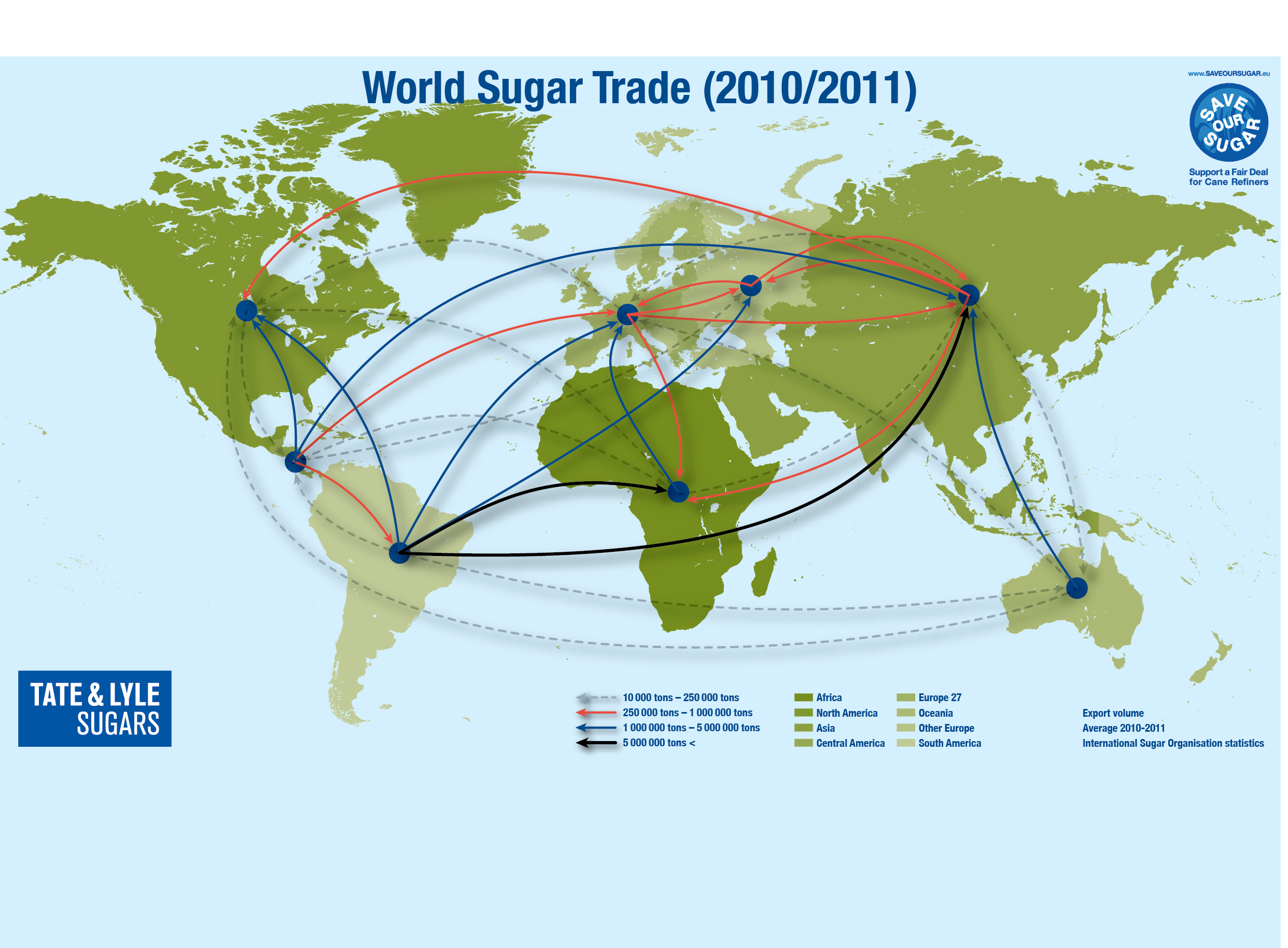 World-Sugar-Trade-Map - Artigos com informações, dicas e curiosidades ...